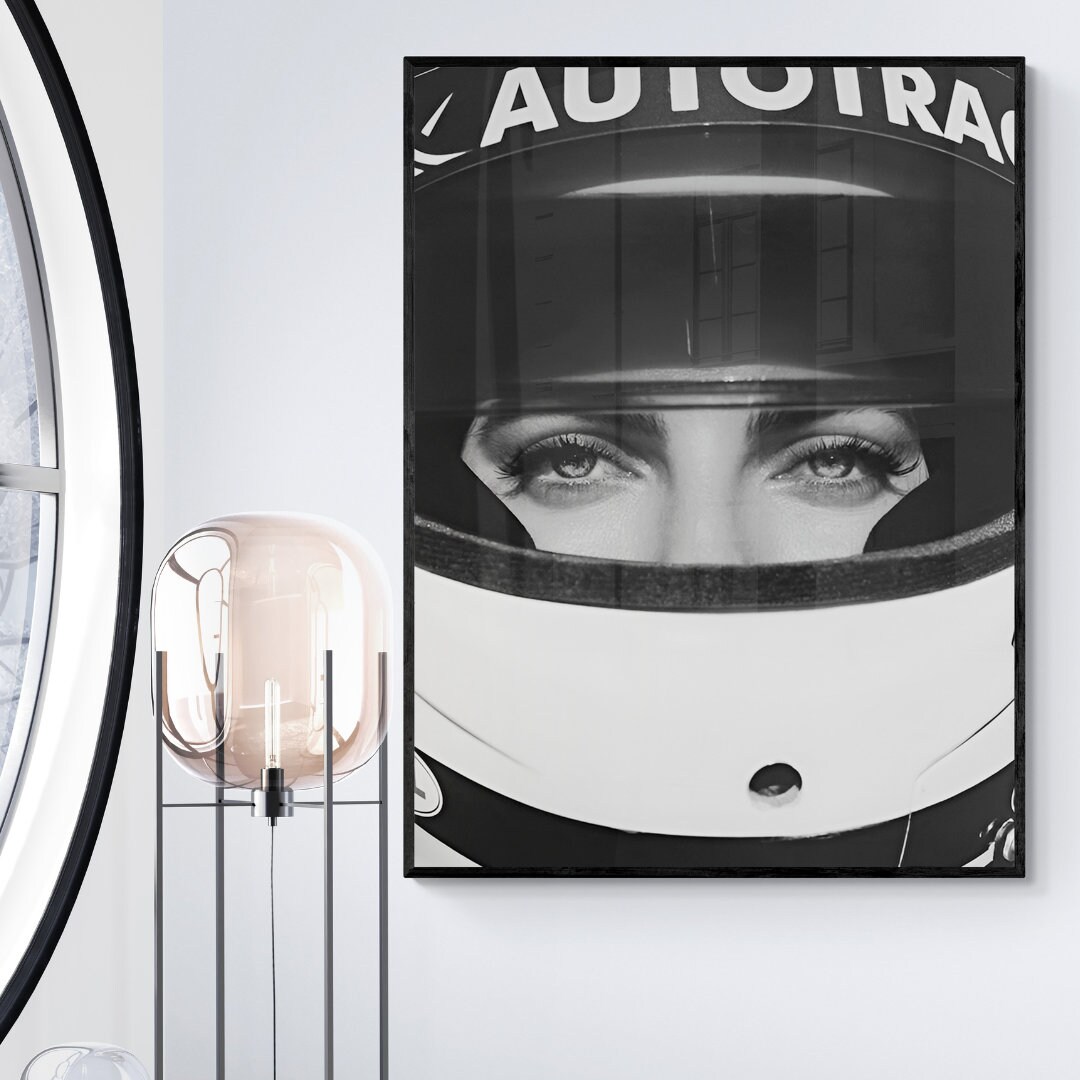 Girl F1 Retro Posters, Retro Formula 1 Posters,retro Racing Posters, F1 ...