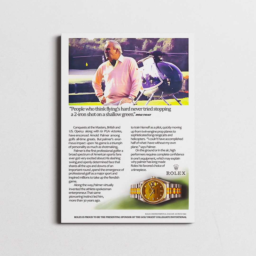 Rolex Day Date Vintage Poster, Rolex Poster, Rolex Watch Poster ...