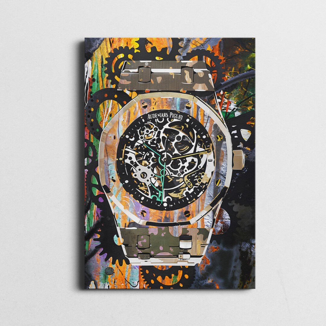 Luxury Watch Art, Audemars Poster, Audemars Skeleton Art, Luxury Watch ...