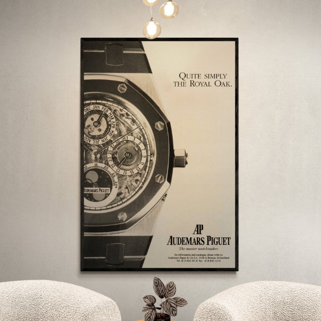Audemars Piguet Poster, , Audemars Poster Original, Audemars Piguet ...