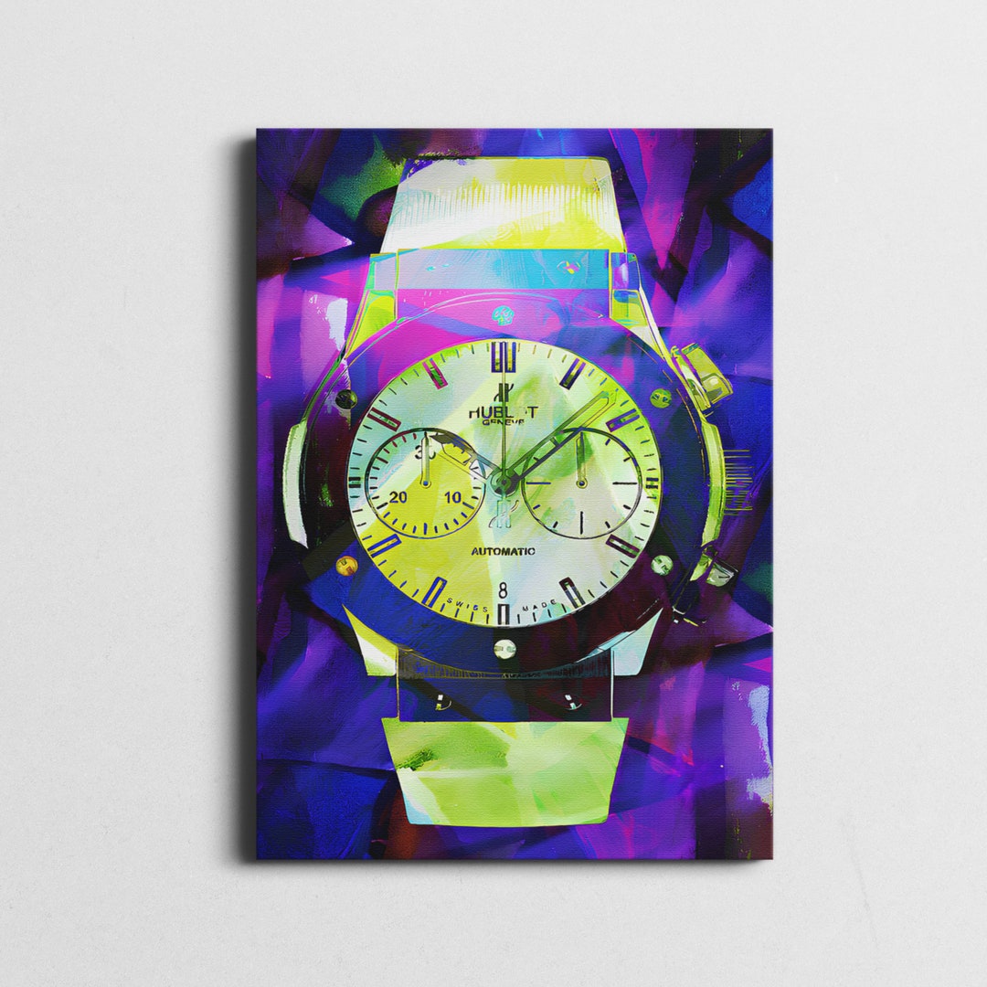 Luxury Watch Art, Hublot Poster, Hublot Poster, Luxury Watch Poster ...