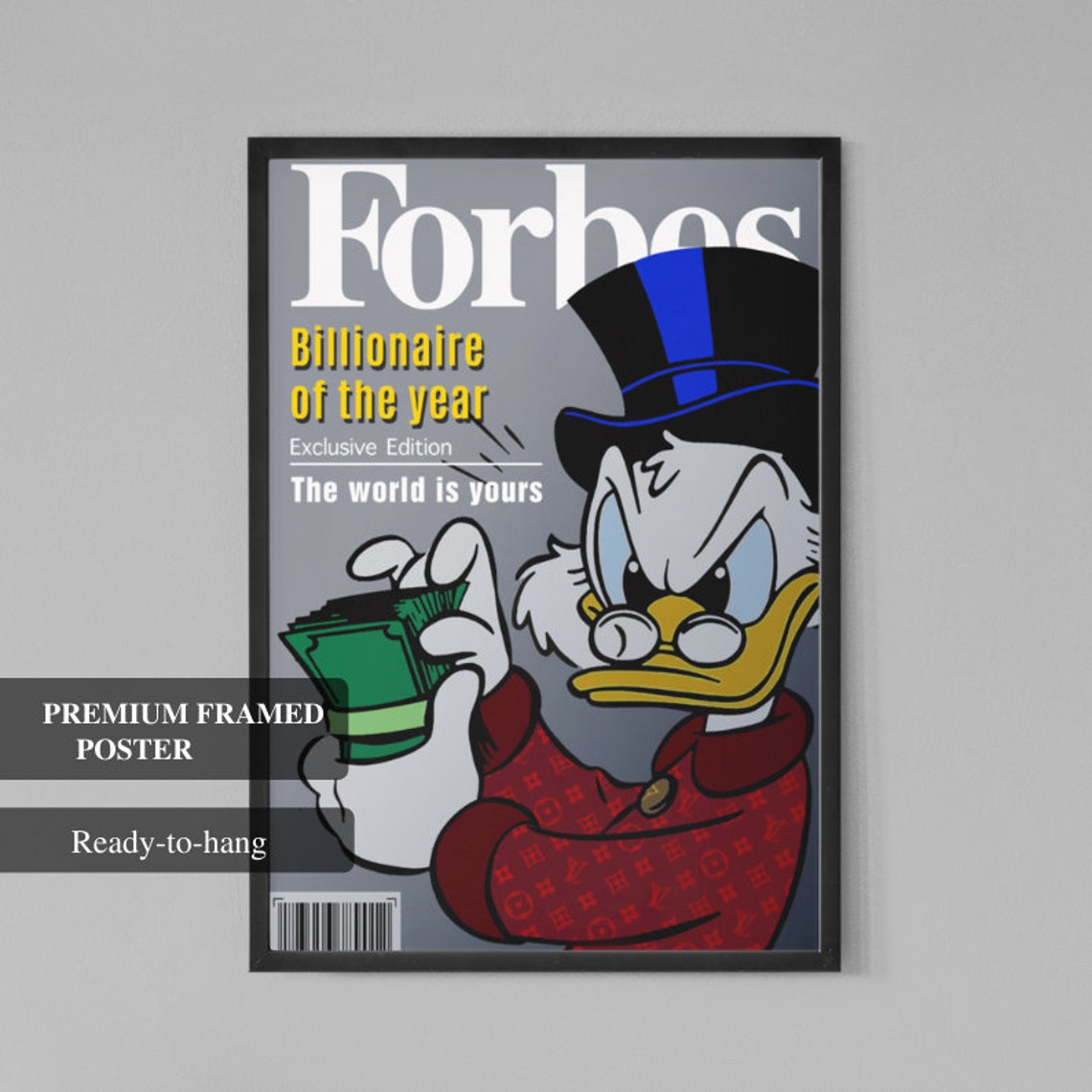 Forbes Scrooge Poster Motivational Wall Art Motivational - Etsy