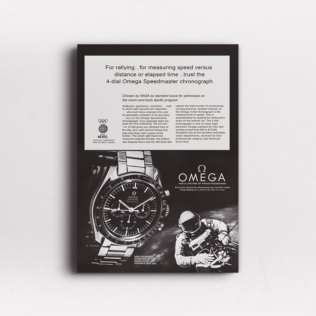 Omega Poster,vintage Omega Poster,omega Speedmaster Poster,omega Watch ...