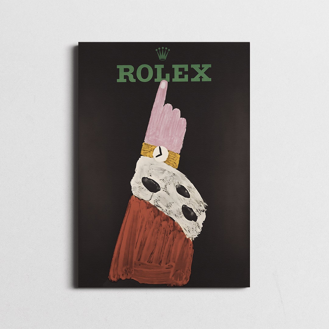 Rolex Vintage Poster,herbert Leupin Rolex Poster Print,rolex Poster ...