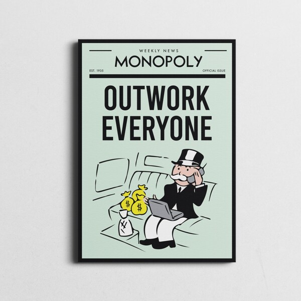 Monopoly Art - Etsy