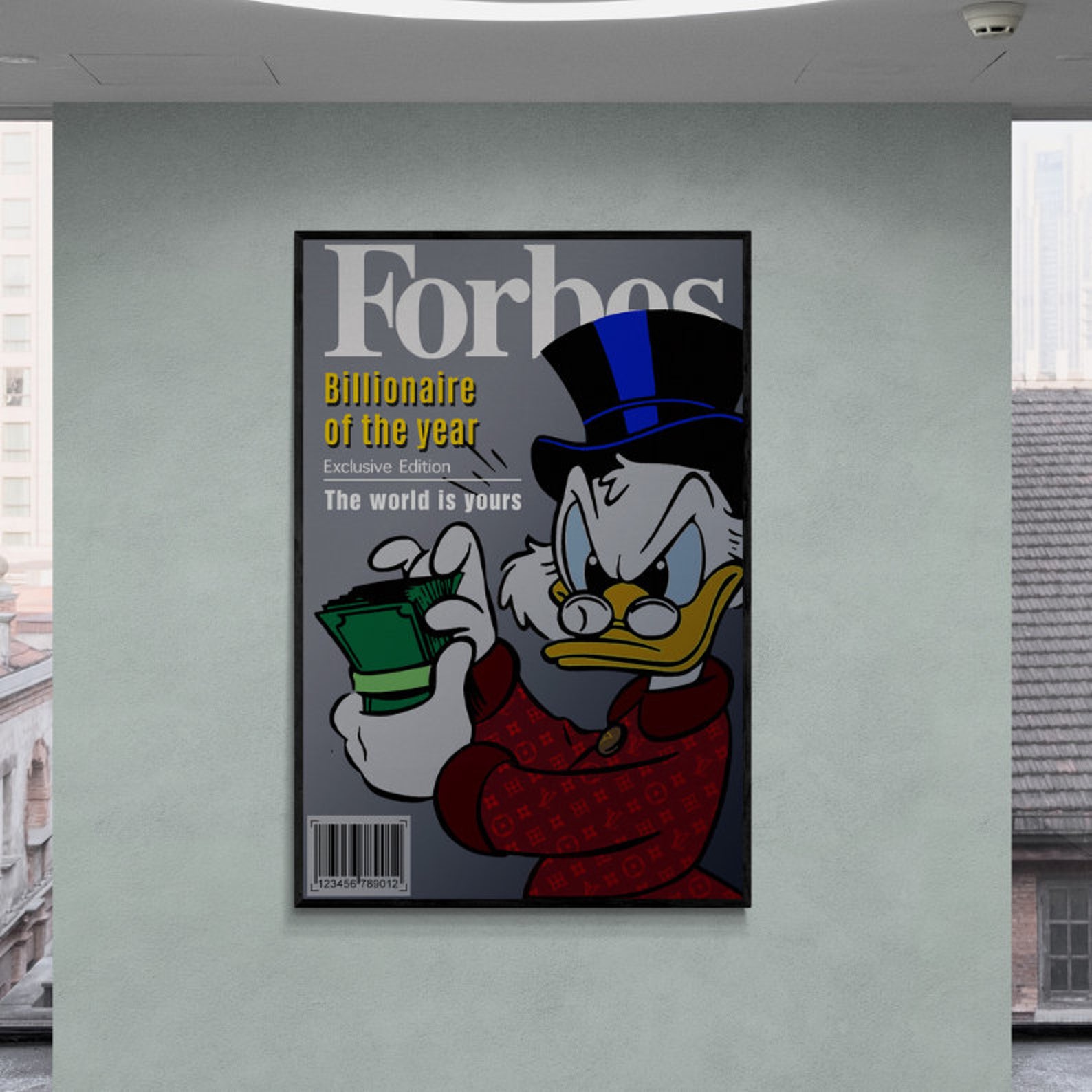 Forbes Scrooge Poster Motivational Wall Art Motivational - Etsy