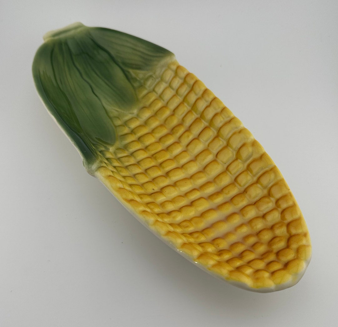 Vintage Mid Century Cardinal China Company Ear of Corn Ceramic Serving ...