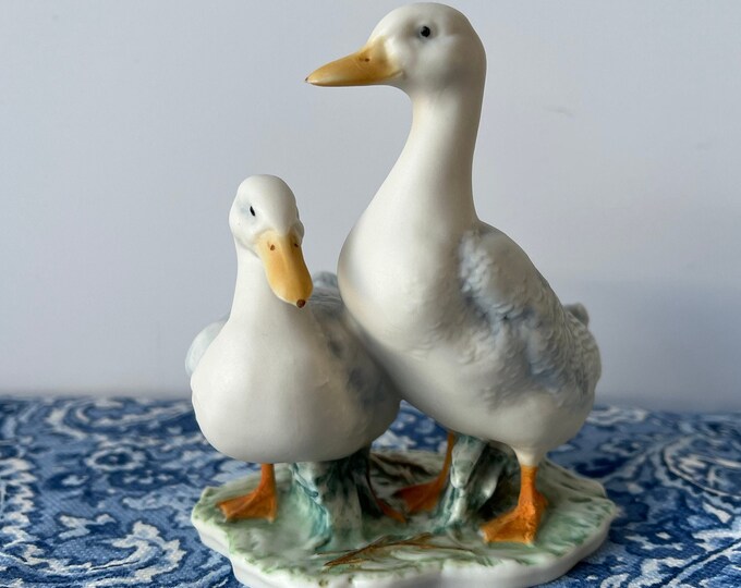 Kaiser Porcelain Geese Figurine From West Germany - Etsy