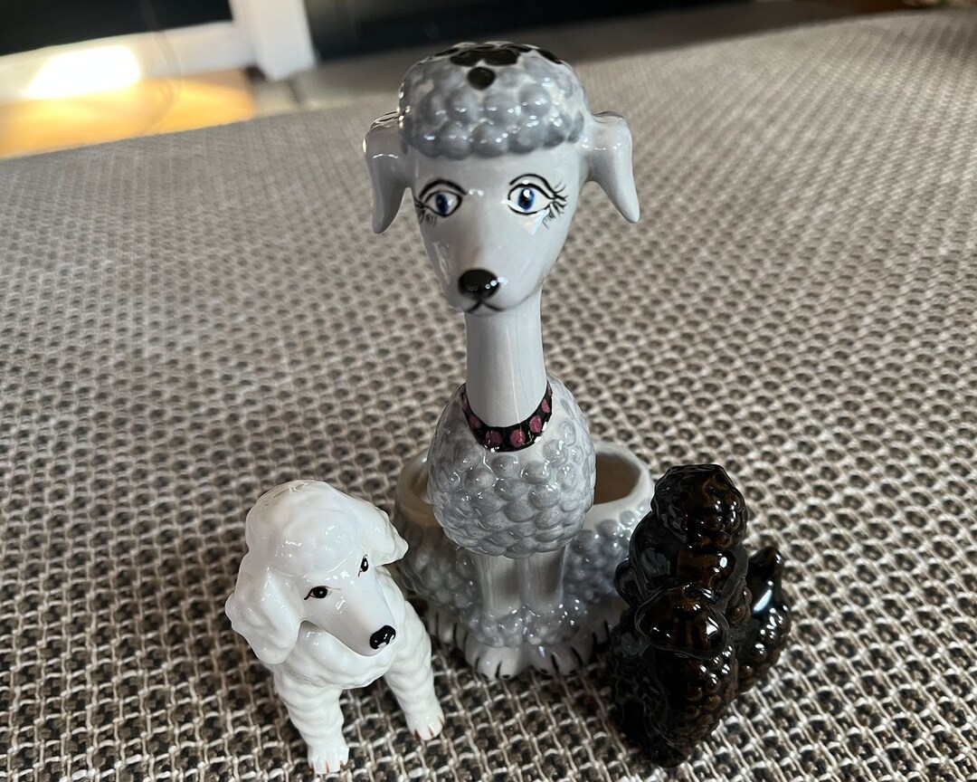 Oodles of Poodles/vintage Poodle Figurines/collectable Ceramic Poodles ...