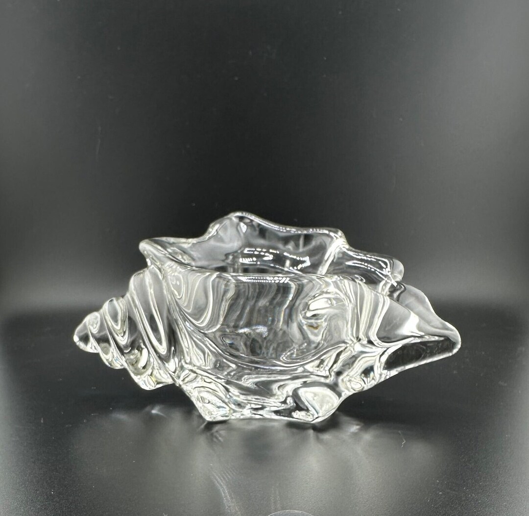Avon Vintage Glass Conch Shell Votive Candleholder - Etsy