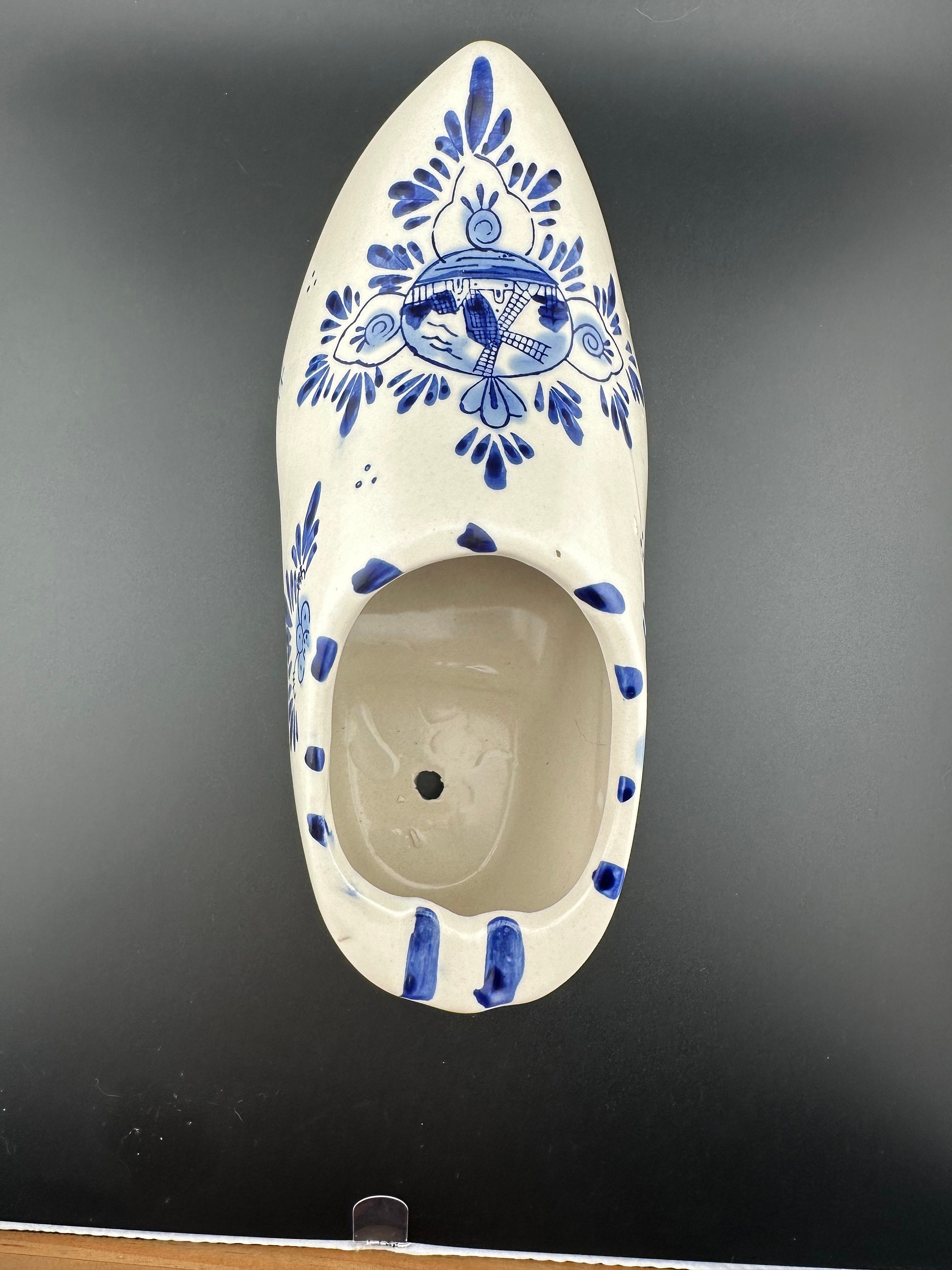 Blue Delft Holland Hand Painted Vintage Ceramic Clog/shoe - Etsy