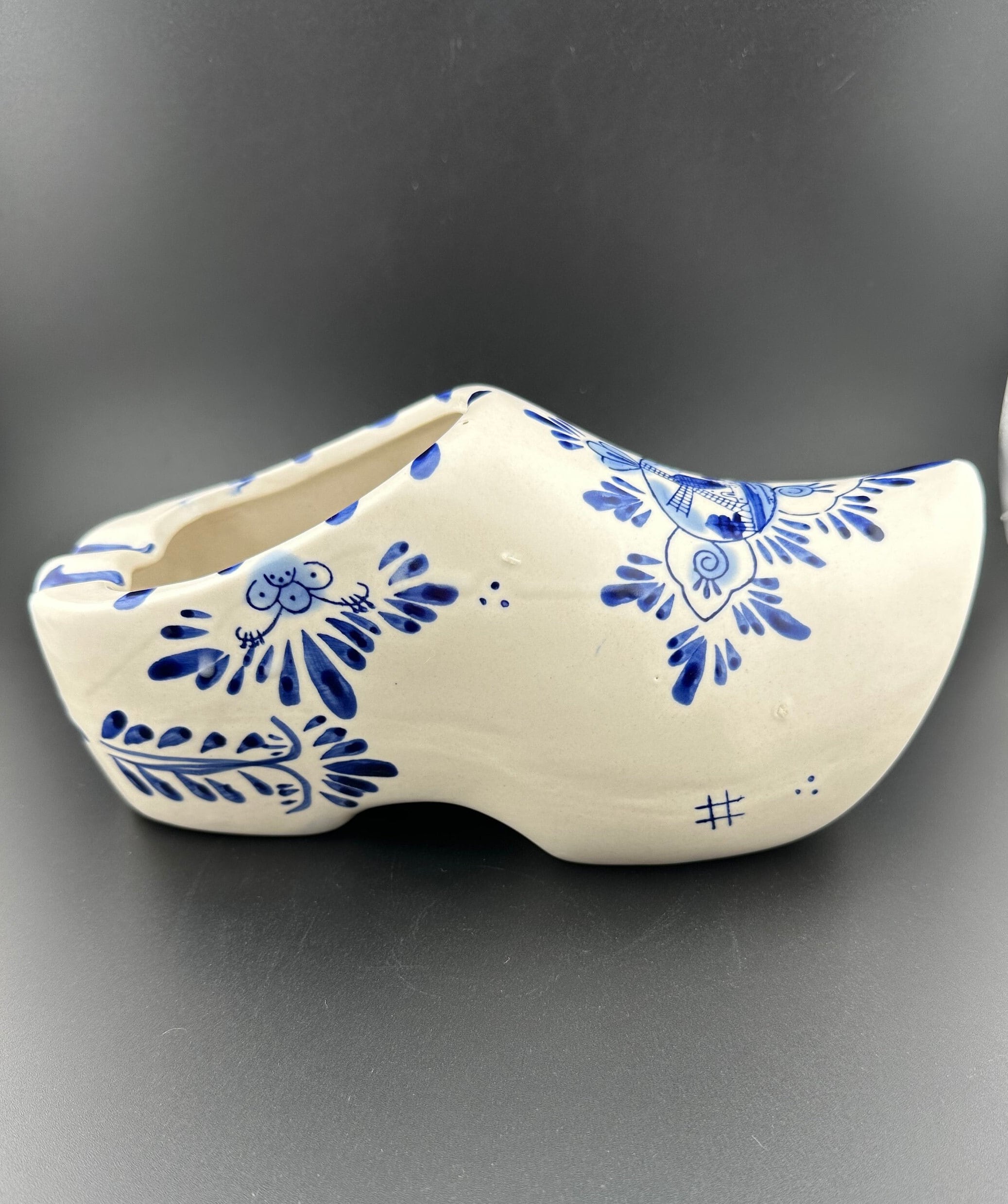 Blue Delft Holland Hand Painted Vintage Ceramic Clog/shoe - Etsy
