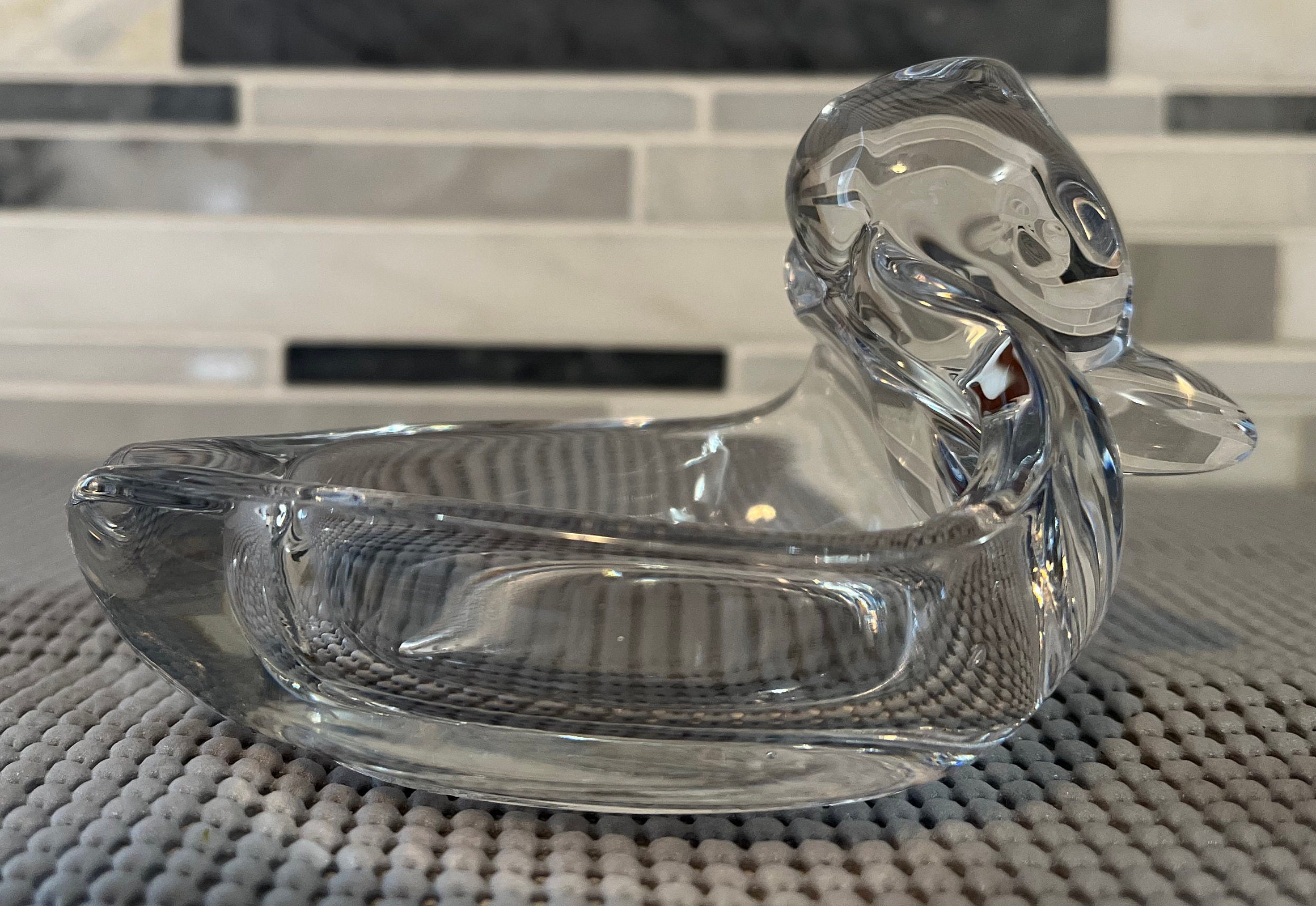 Duncan and Miller pall Mall Glass Duck Ashtrays - Etsy