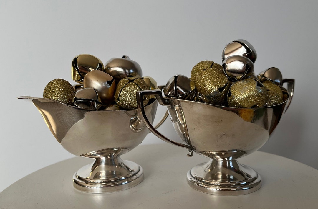 G.rockford EPNS Sugar and Creamer Set/art Deco Mid Century Modern Sugar ...