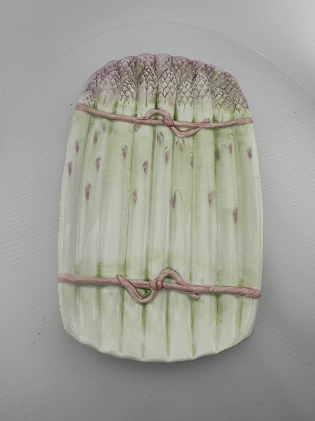 Vintage Italian Asparagus Dish/italian Ceramic Asparagus - Etsy