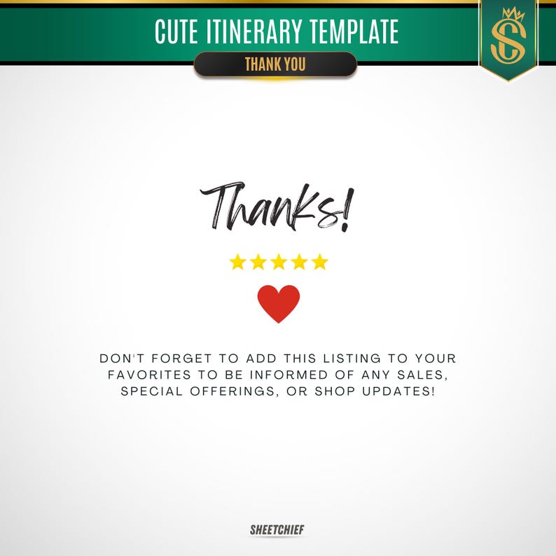 Cute Itinerary Template, Editable Travel Planner, Easy to Use, Google ...