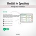 Checklist Operation Template | Google Sheets | Task Management for ...