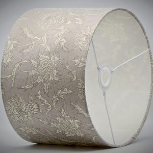 Scottish Grey Lampshade, Table Floor Lamp / Ceiling Pendant, Small ...