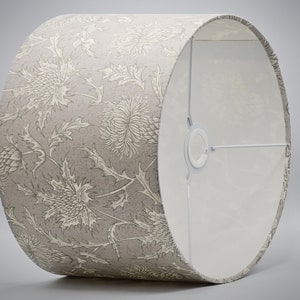 Scottish Grey Lampshade, Table Floor Lamp / Ceiling Pendant, Small ...