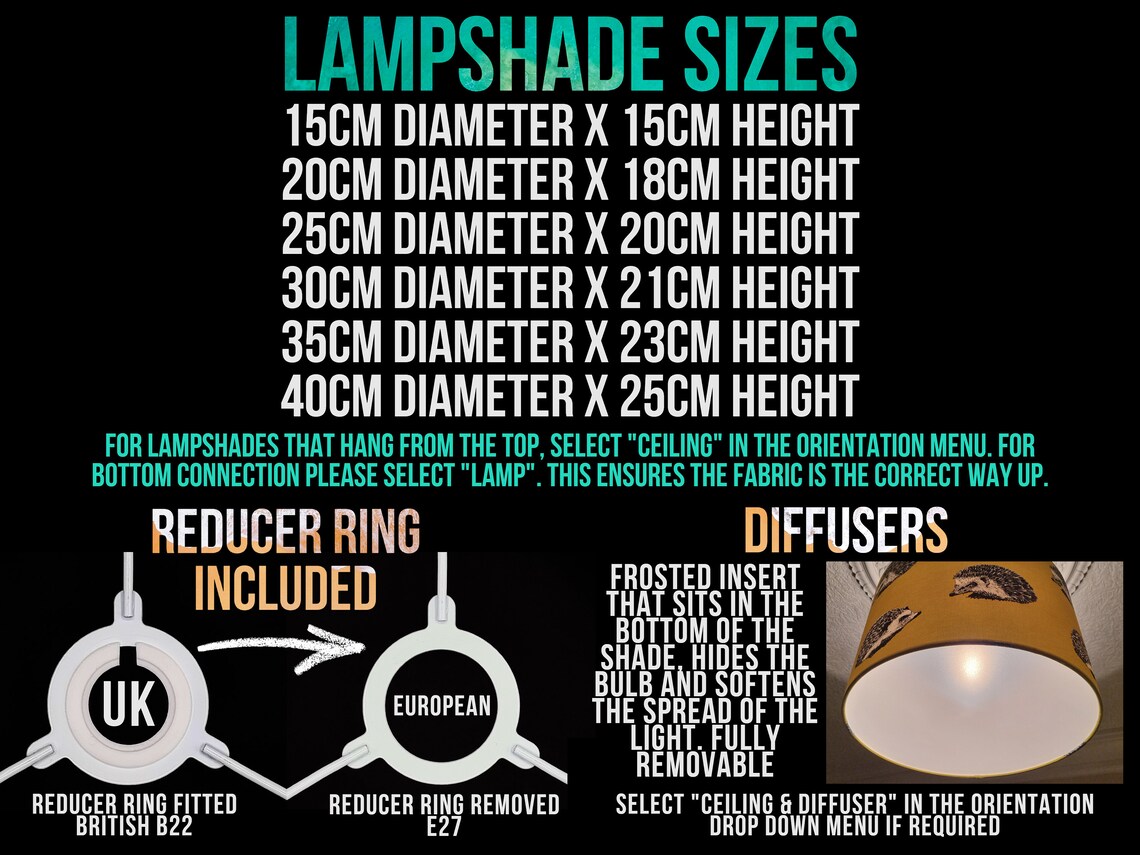 Scottish Grey Lampshade Table Floor Lamp / Ceiling Pendant - Etsy UK