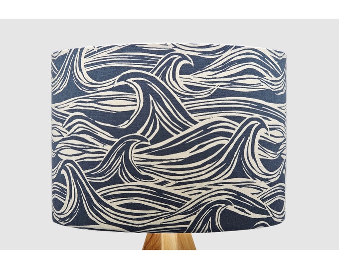 Retro Orange Grey Lampshade, Table Floor Lamp / Ceiling Pendant Small ...