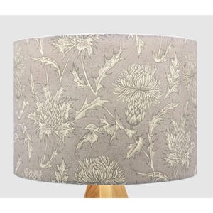 Scottish Grey Lampshade, Table Floor Lamp / Ceiling Pendant, Small ...