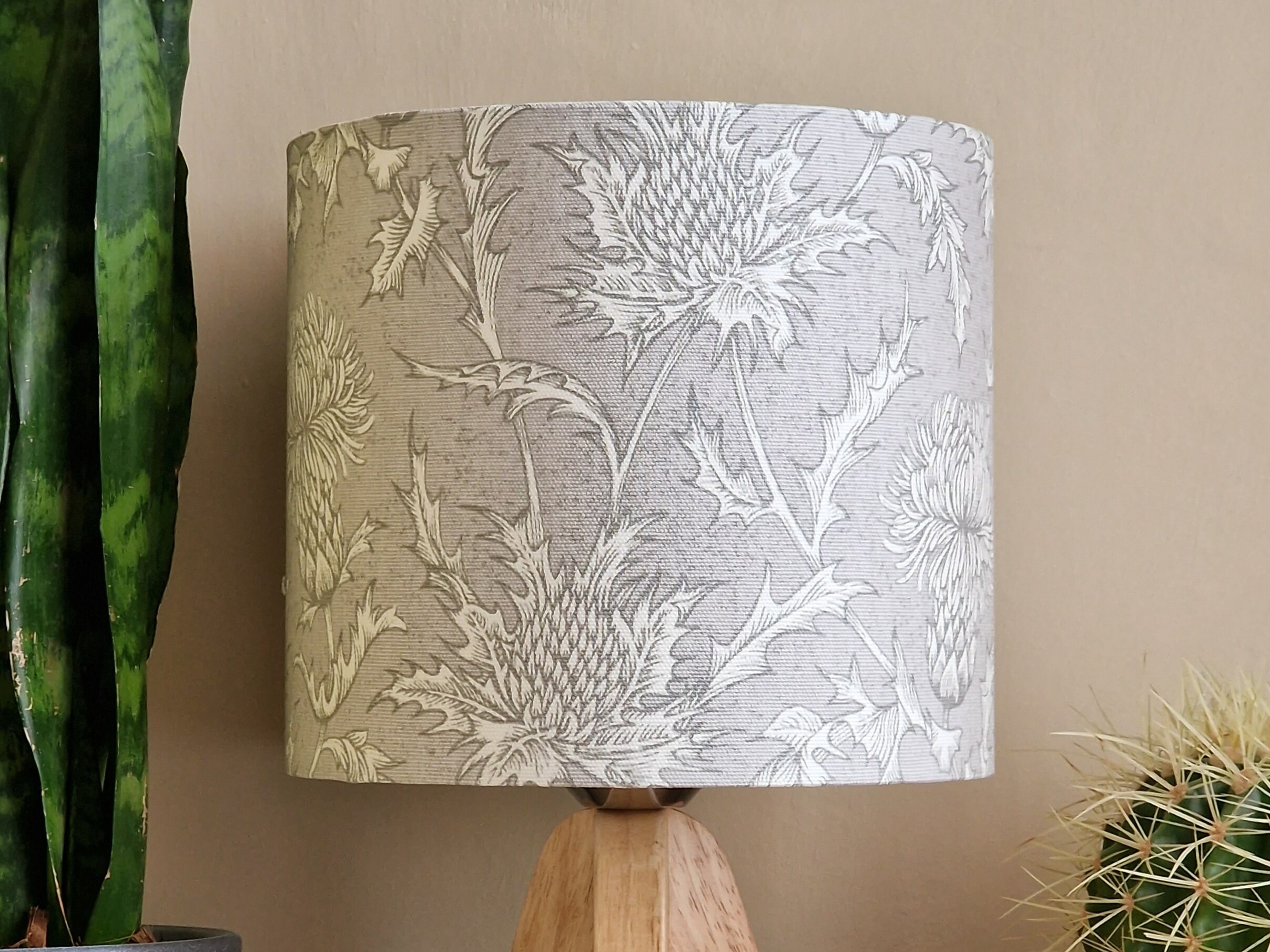 Scottish Grey Lampshade Table Floor Lamp / Ceiling Pendant - Etsy UK