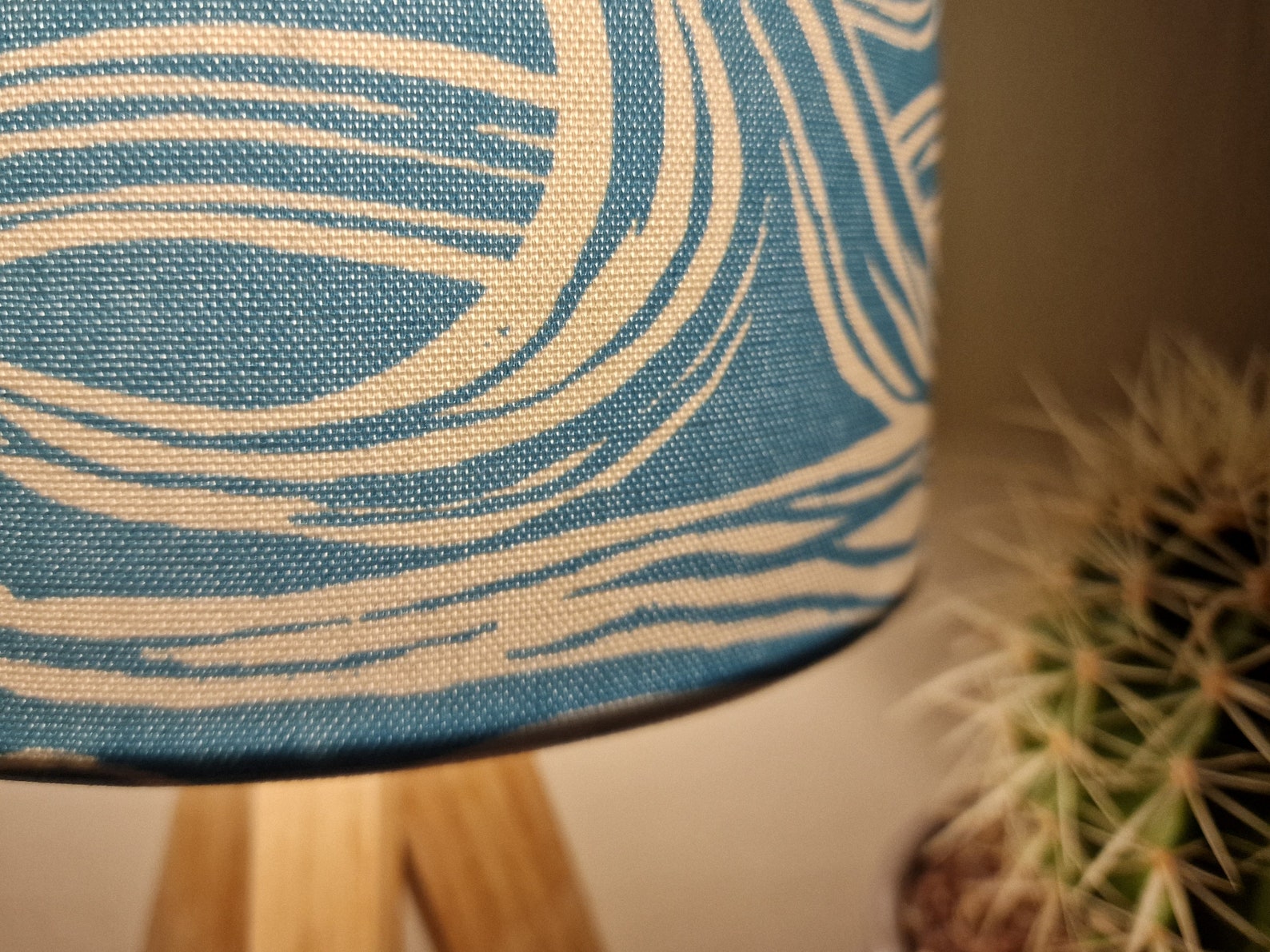 Blue Waves Coastal Lampshade Table Floor Lamp / Ceiling - Etsy UK
