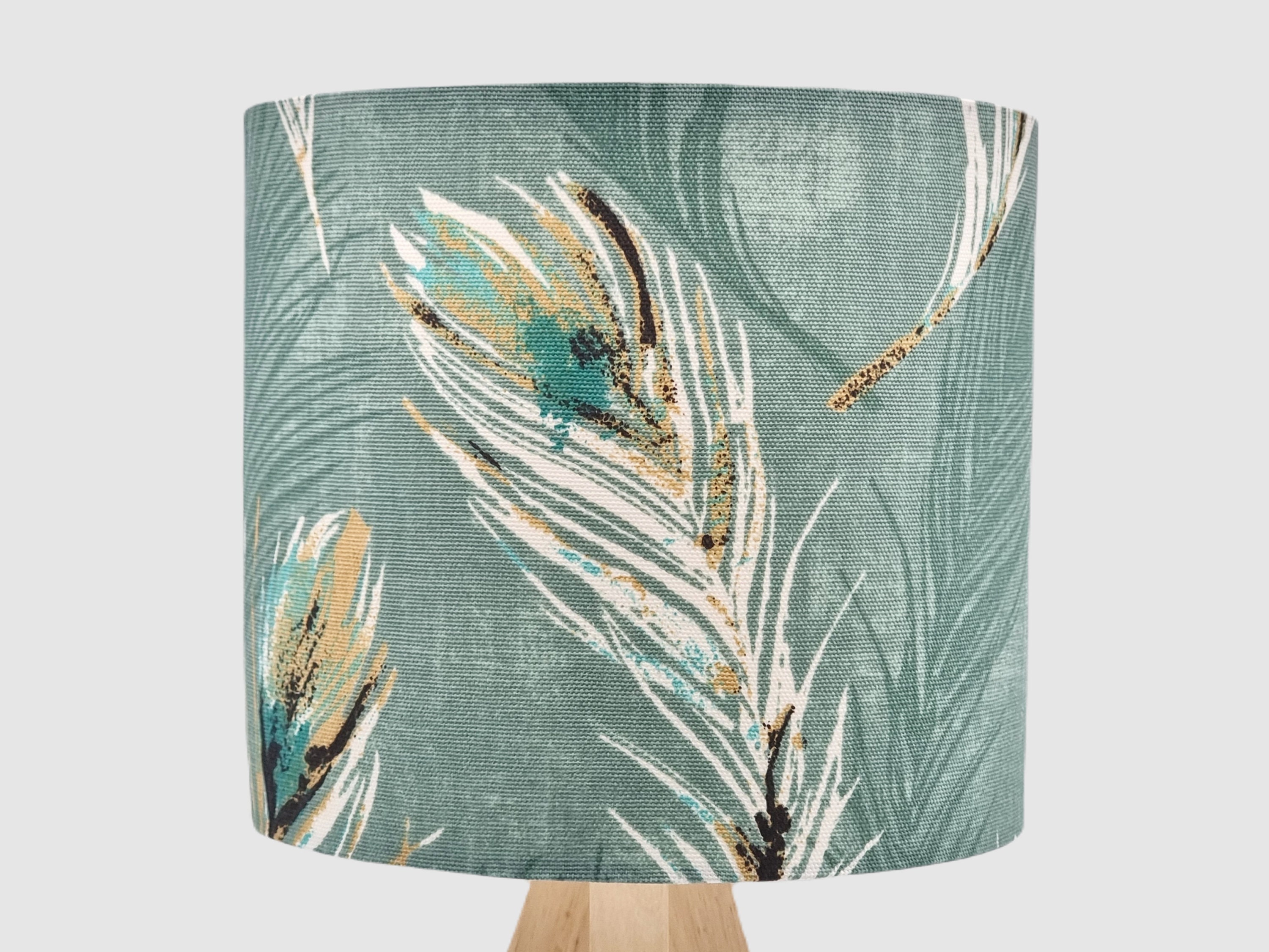 Feather Green Modern Lampshade Table Floor Lamp / Ceiling - Etsy UK