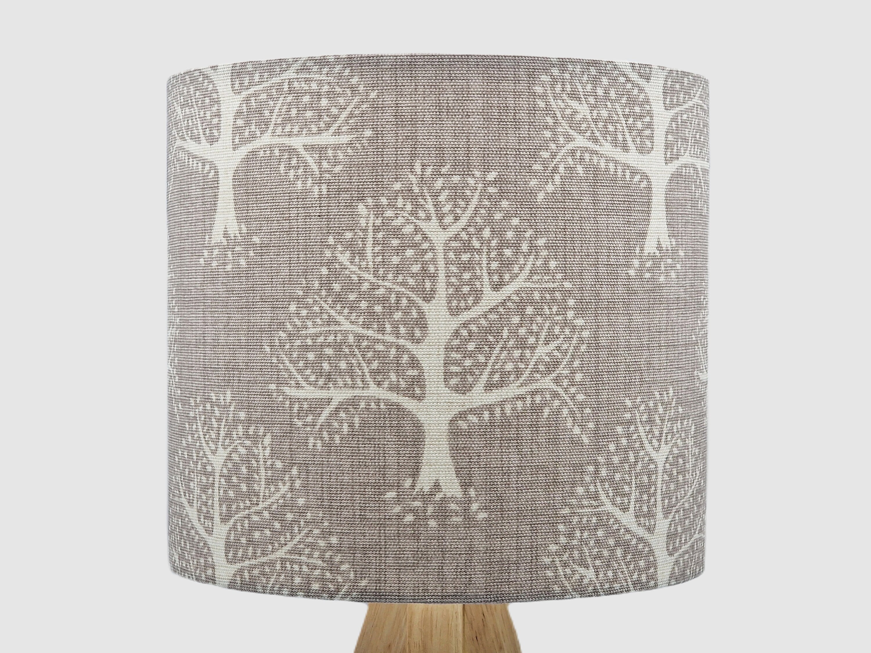 Oatmeal Oak Tree Lampshade Table Floor Lamp / Ceiling - Etsy UK