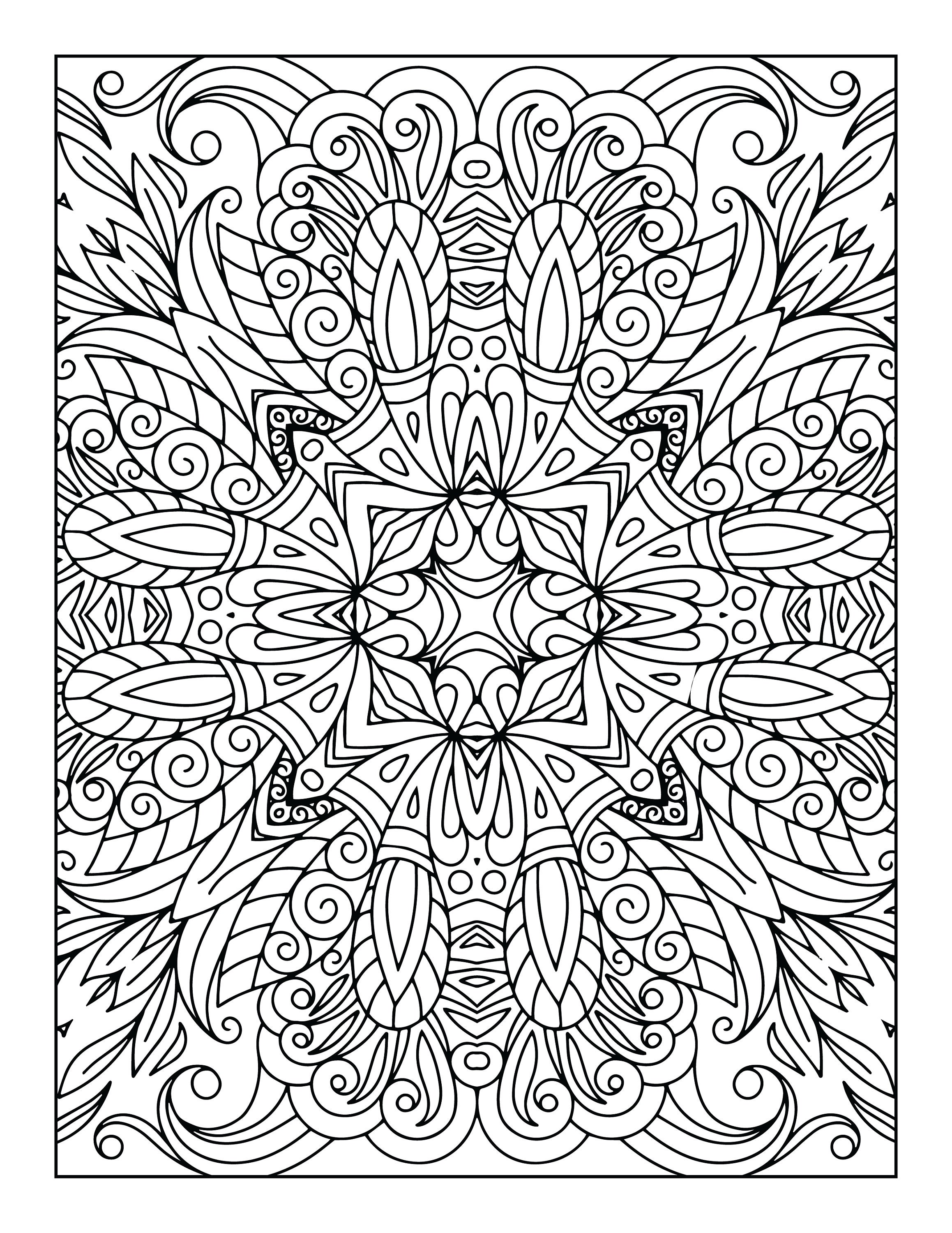 Coloring Book Pages Set Two | Floral Designs | 10 Different Designs ...