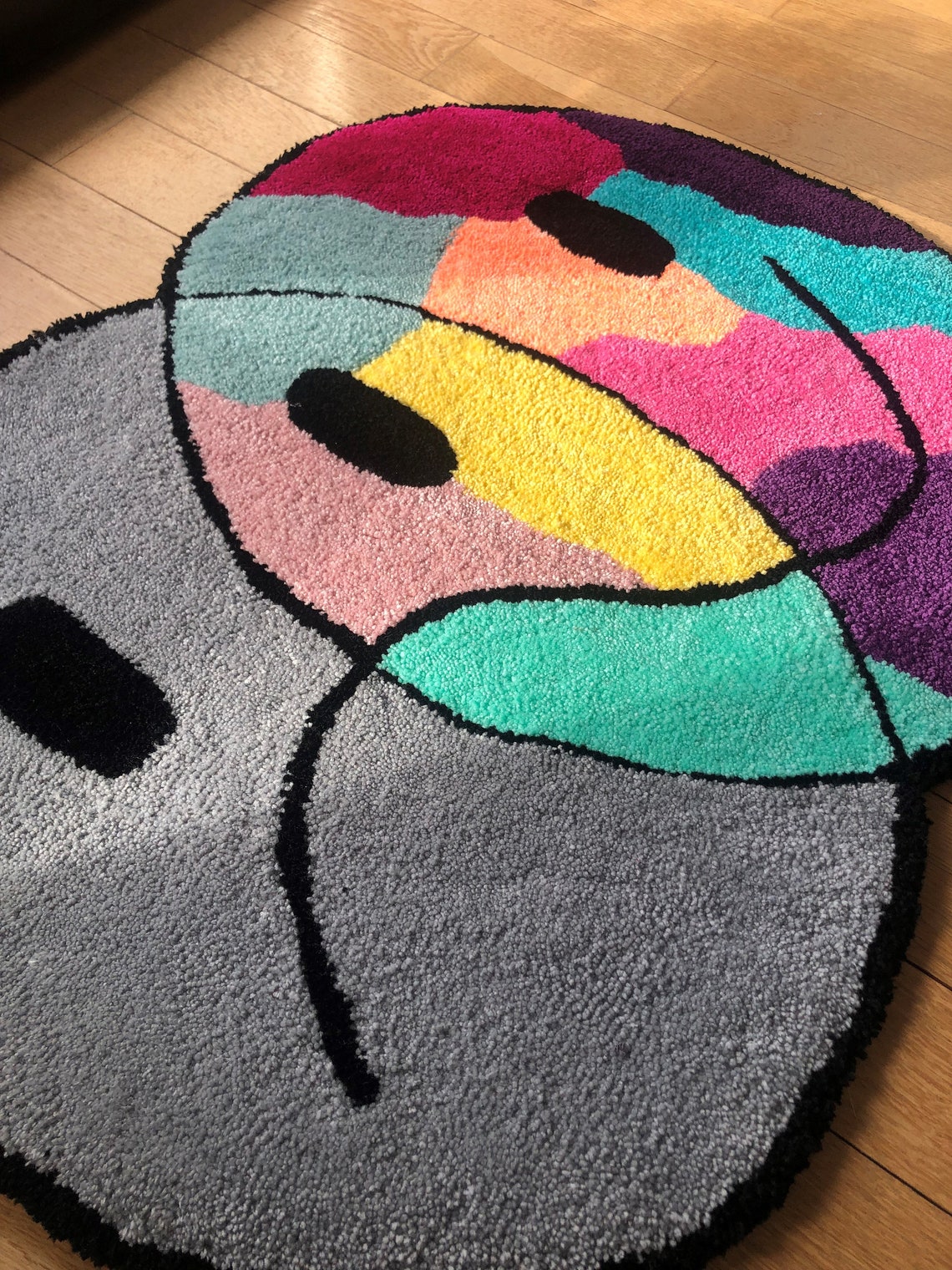 Moods Tufted Rug - Colorful Rug - %100 Handmade - Etsy