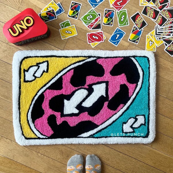 Uno Reverse Rug - Etsy