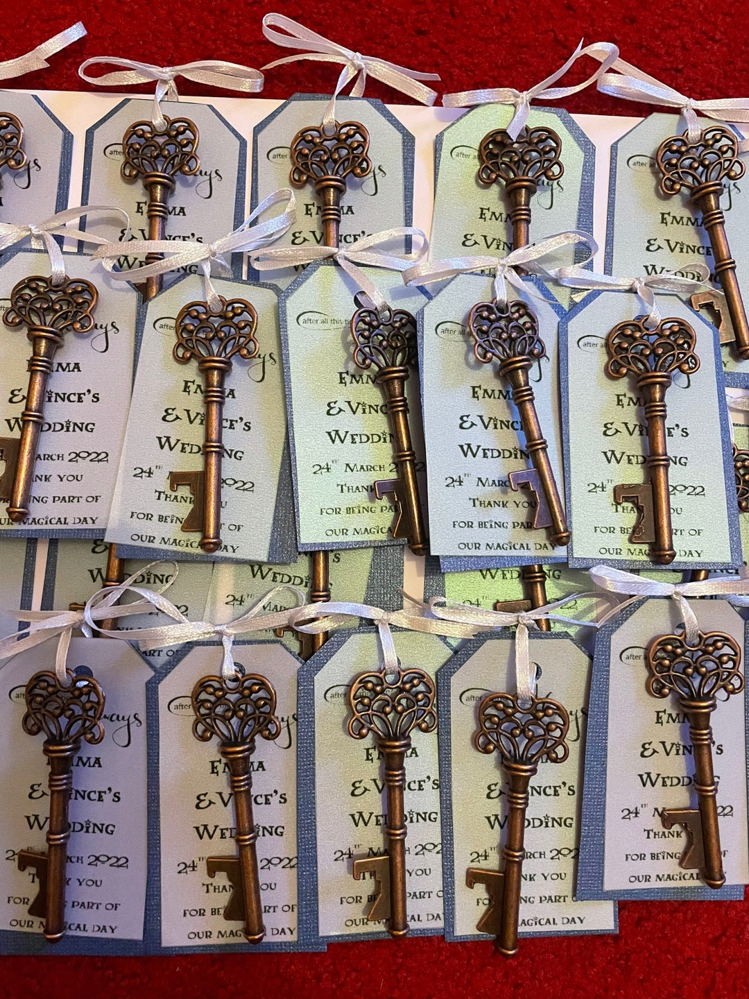Harry Potter Wedding Key Favours - Etsy UK