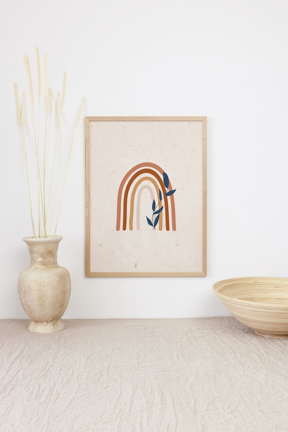 Boho Rainbow Print Boho Rainbow Digital Download Rainbow - Etsy