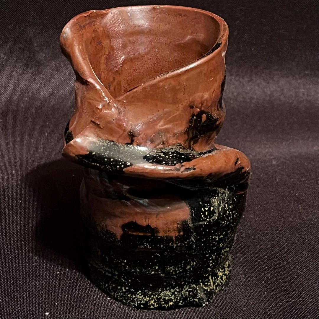 Ceramic Wonky Vase - Etsy