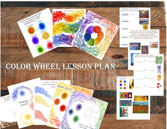 Color Wheel Lesson Plan Waldorf Montessori Homeschool Digital - Etsy ...