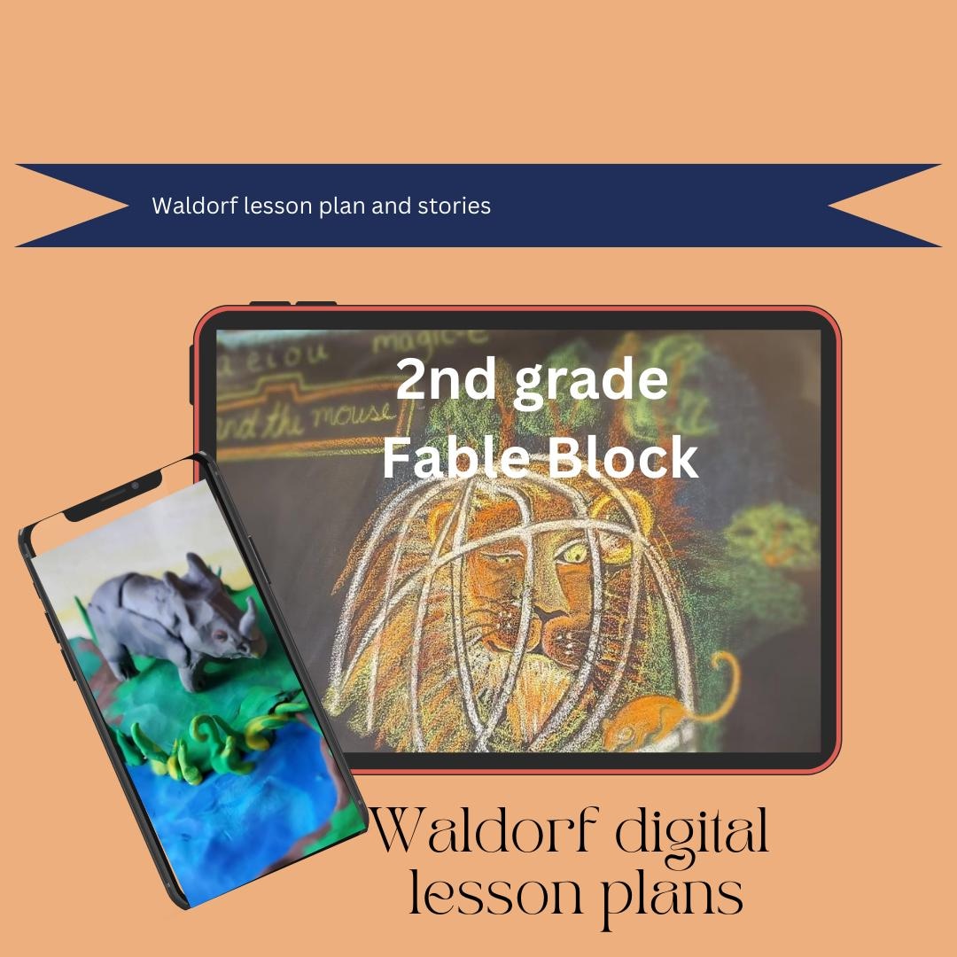 Fábula Waldorf de segundo grado, 66 páginas, educación en el hogar ...