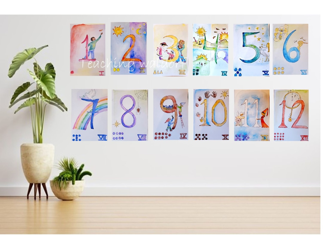 Waldorf Quality of Numbers Steiner 1-12 Homeschool Digital - Etsy