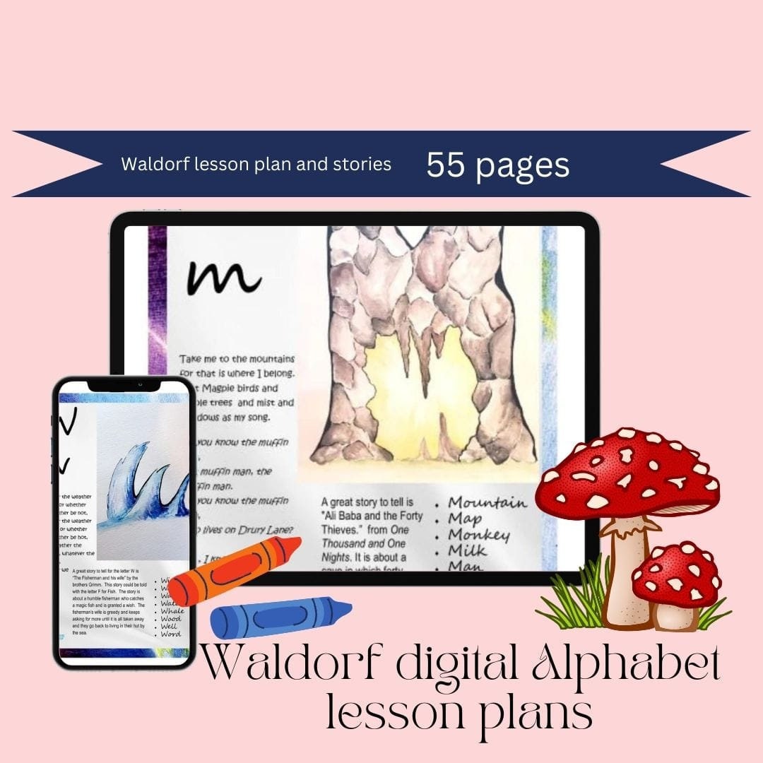 26 Waldorf Fairy Tale Alphabet Letters, Songs, Poems, Story, Printable ...