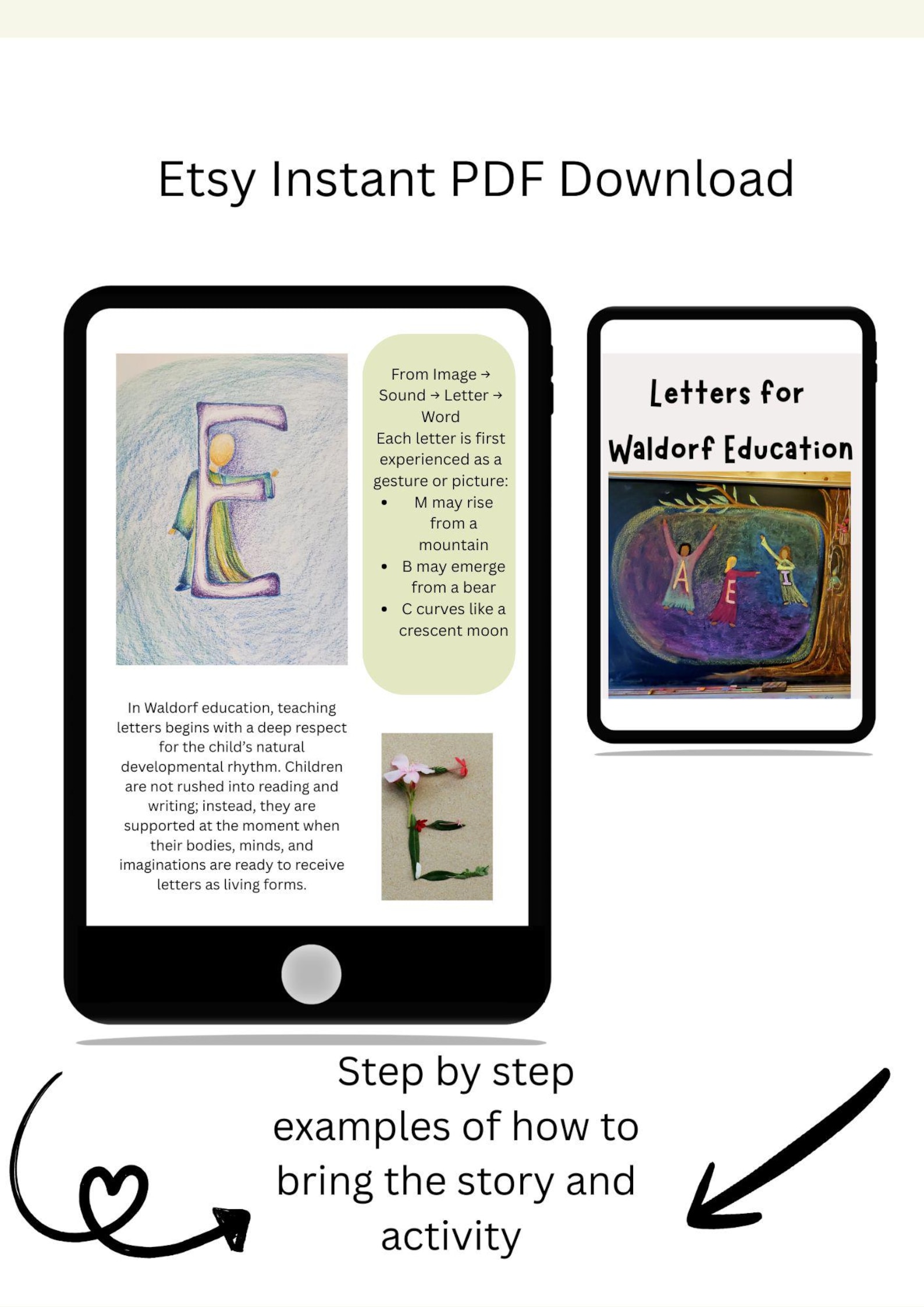 26 Waldorf Fairy Tale Alphabet Letters, Songs, Poems, Story, Printable ...