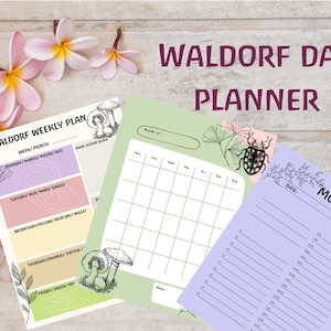 Waldorf School Day Planner School Homeschool Daily Planning - Etsy