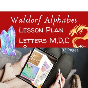 Waldorf Lesson Plan: Letters M, D, C (PDF Download) - Etsy