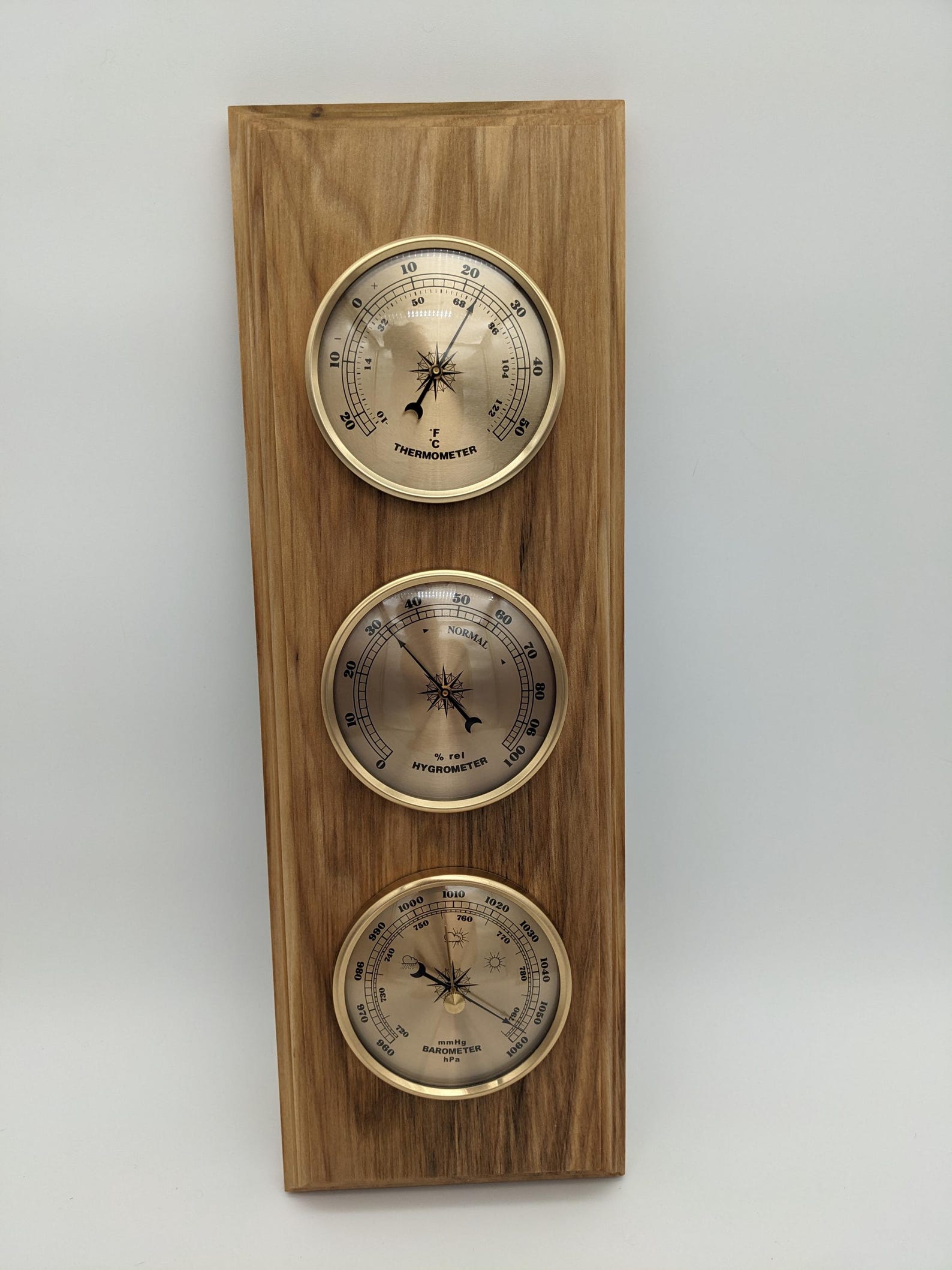 Horizontal Decorative Wall-hanging Weather Station--thermometer ...