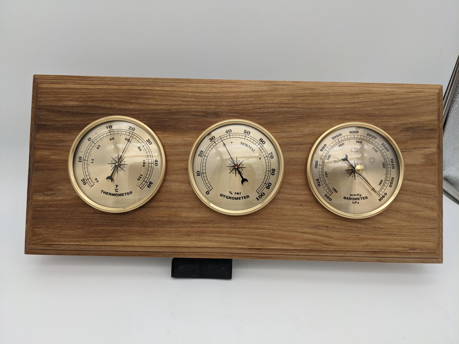 Horizontal Decorative Wall-hanging Weather Station--thermometer ...