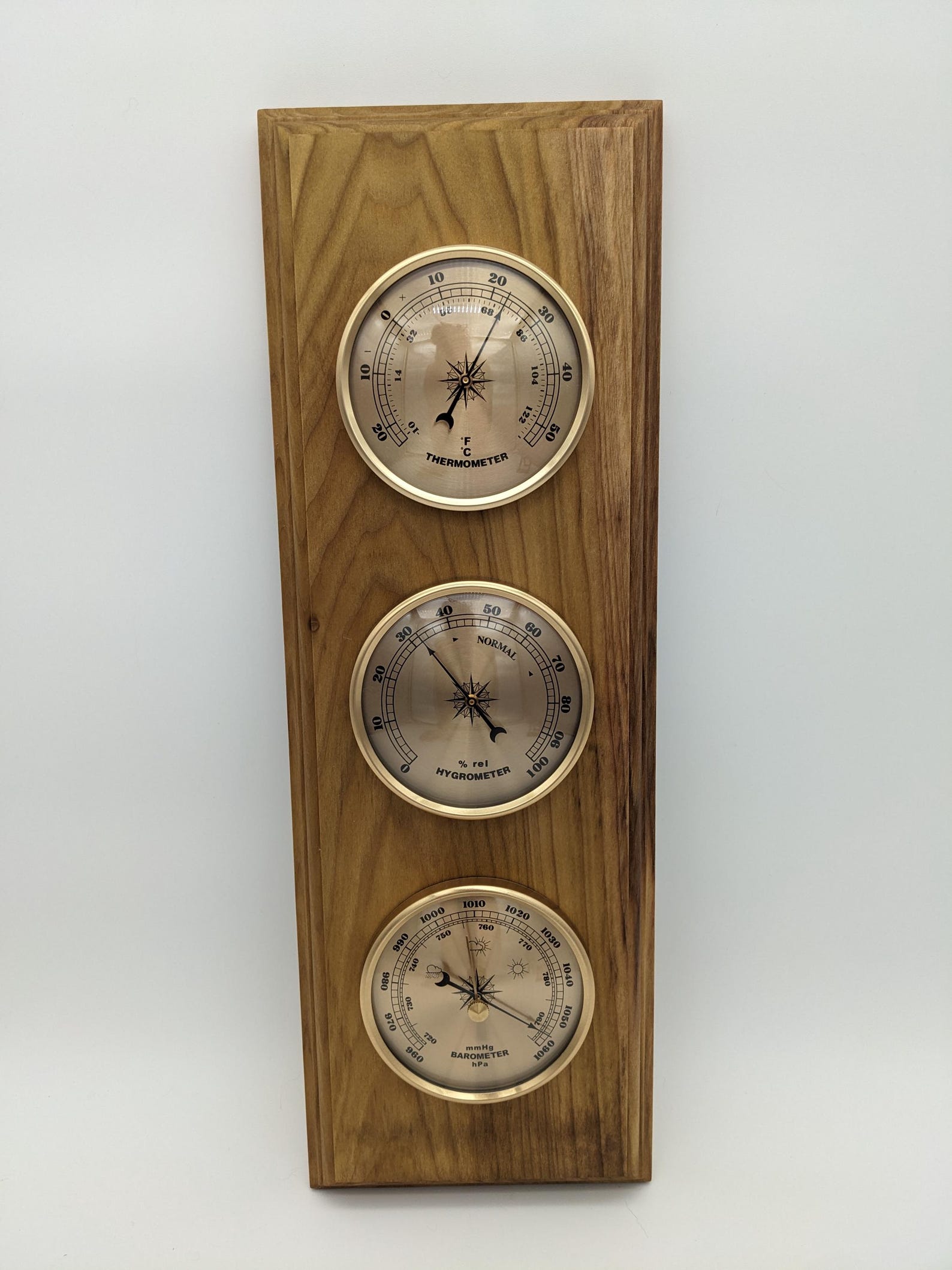 Horizontal Decorative Wall-hanging Weather Station--thermometer ...