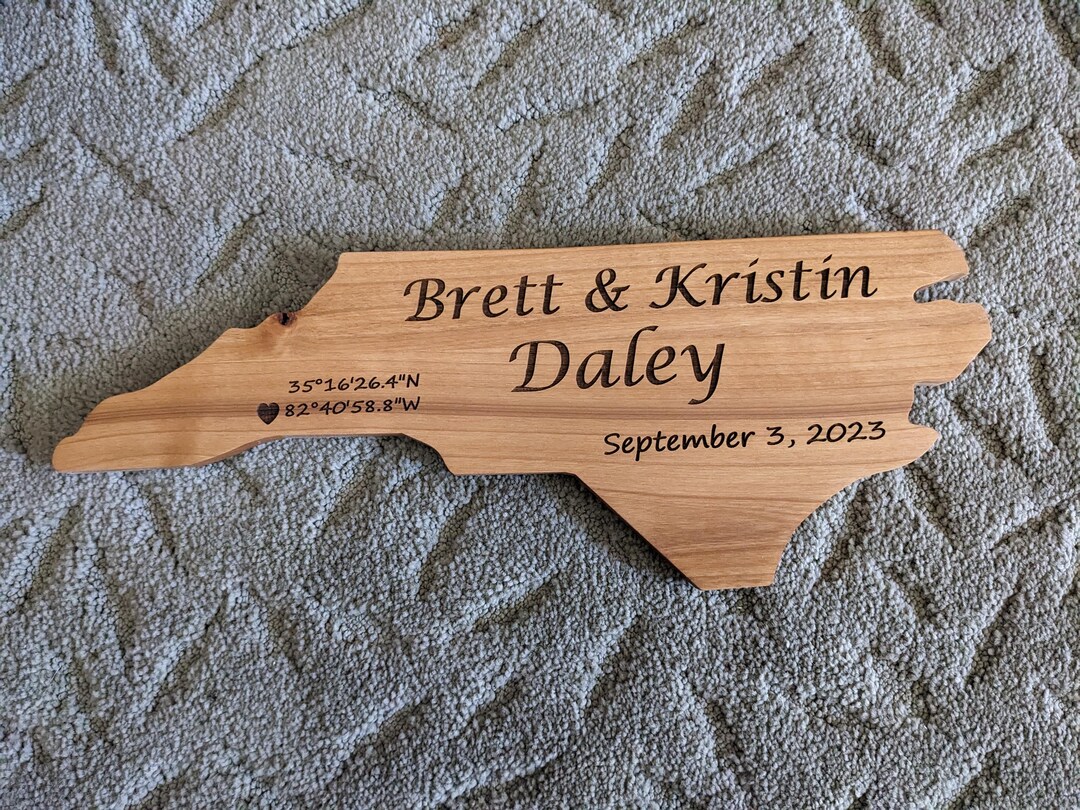 Customizable US State Sign - Special Event - Name, Location, & Date - Etsy