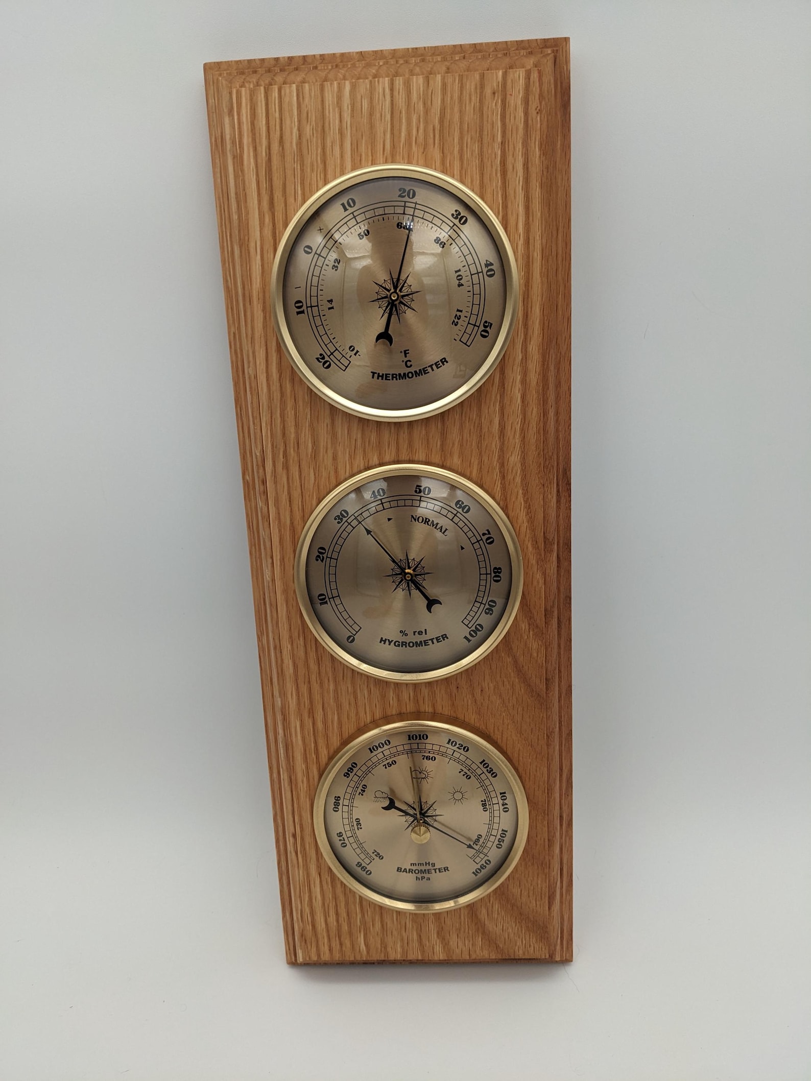 Horizontal Decorative Wall-hanging Weather Station--thermometer ...