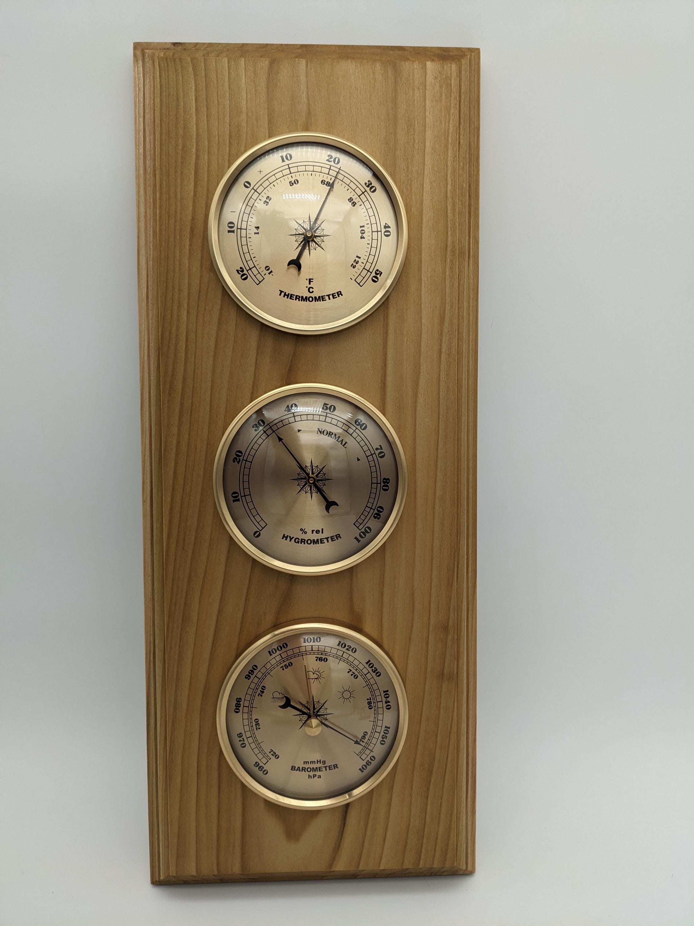 Horizontal Decorative Wall-hanging Weather Station--thermometer ...