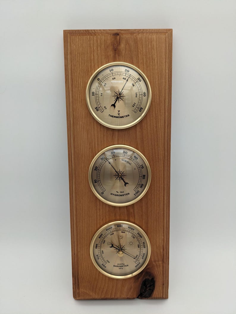 Horizontal Decorative Wall-hanging Weather Station--thermometer ...